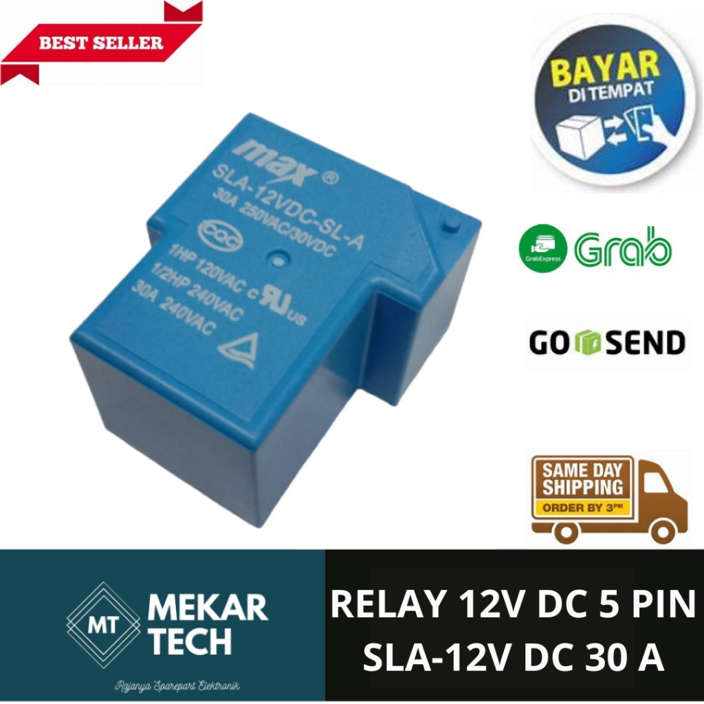 Jual RELAY L 12V 5 PIN RILAY KODOK SLA-12V 5 PIN 30A | Shopee Indonesia