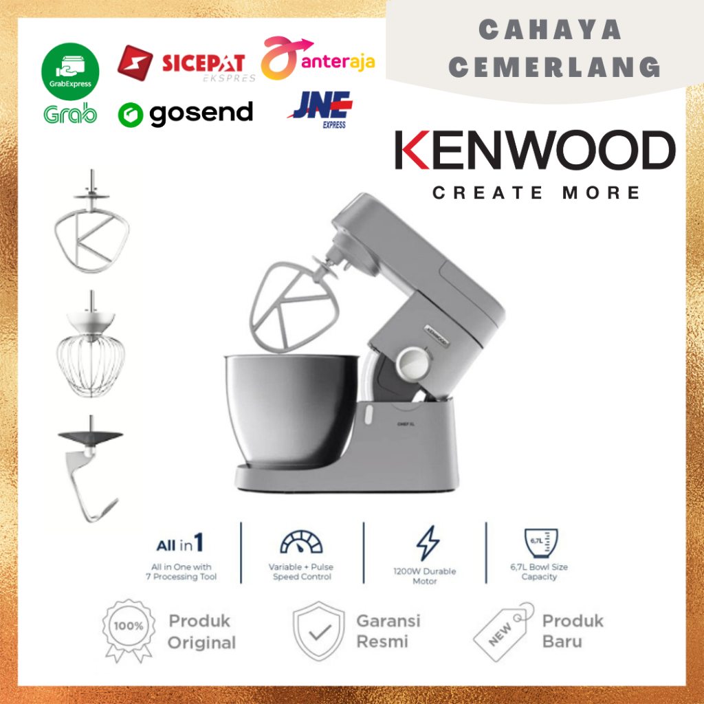 Jual Kenwood KVL4100S Chef XL Kitchen Machine - Stand Mixer KVL 4100 S ...