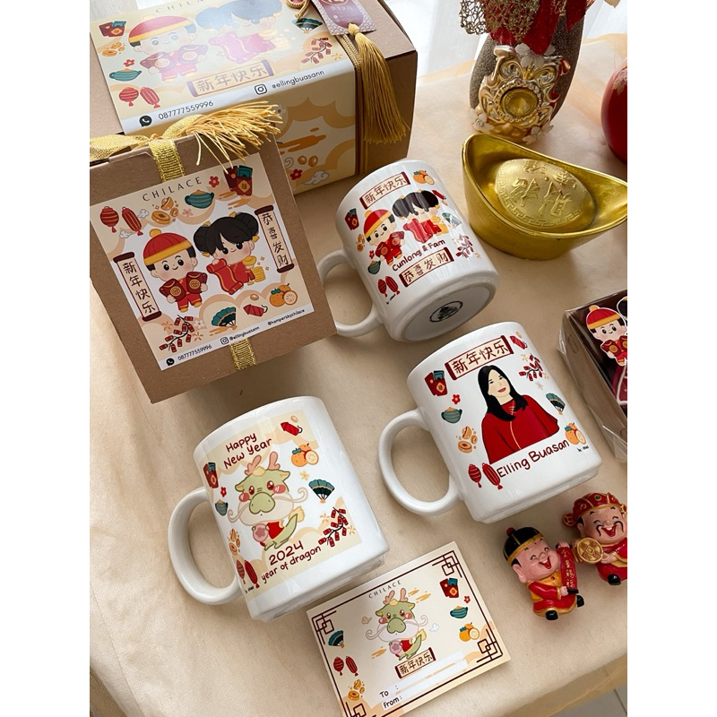 Jual CNY CUSTOM MUG || HAMPERS IMLEK , HAMPERS GELAS IMLEK | Shopee ...