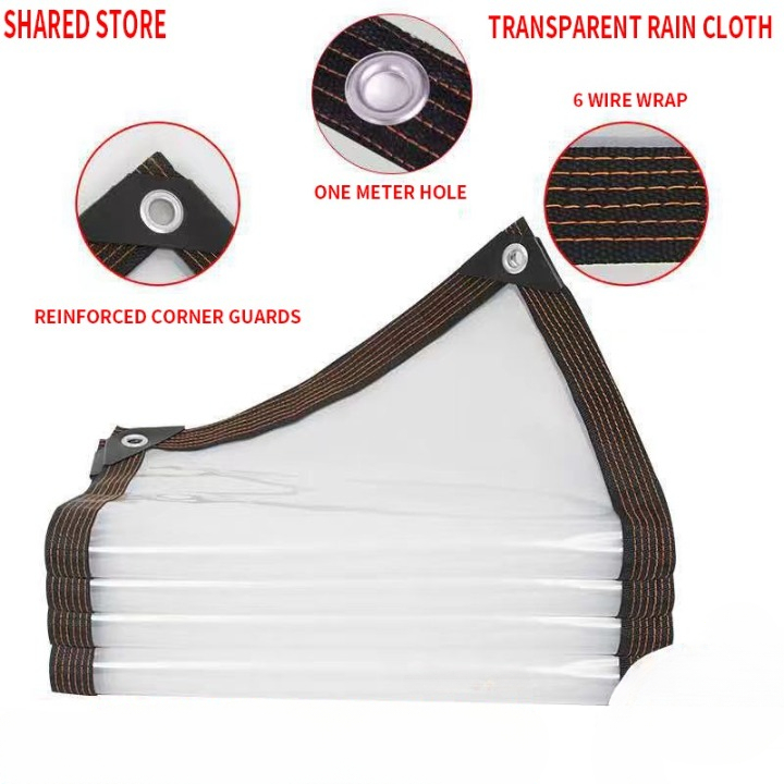 Jual Terpal Plastik Transparan untuk Tanaman / Teras Mobil PE Bening ...