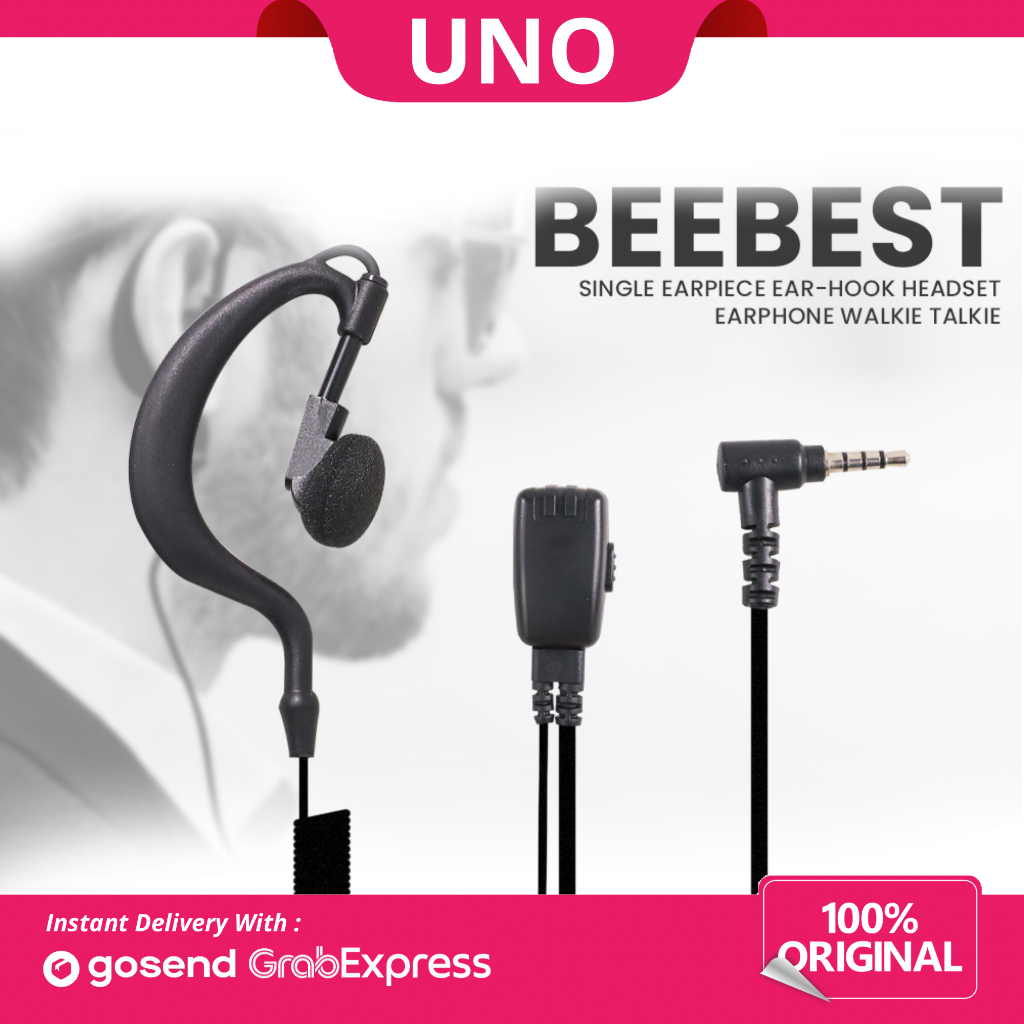 Jual Beebest Headset Walkie Talkie H1 3.5mm Jack Audio | Shopee Indonesia