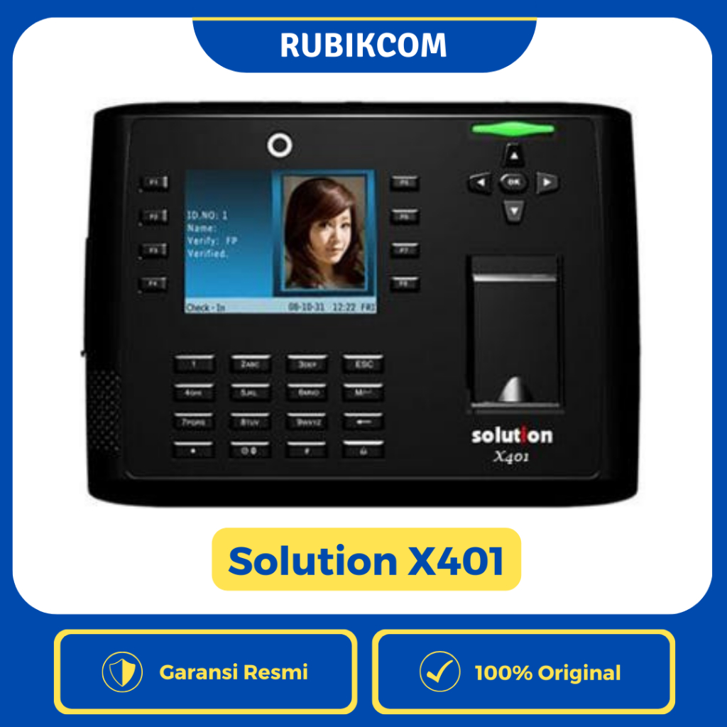 Jual Mesin Absensi Solution X401 Fingerprint | Shopee Indonesia