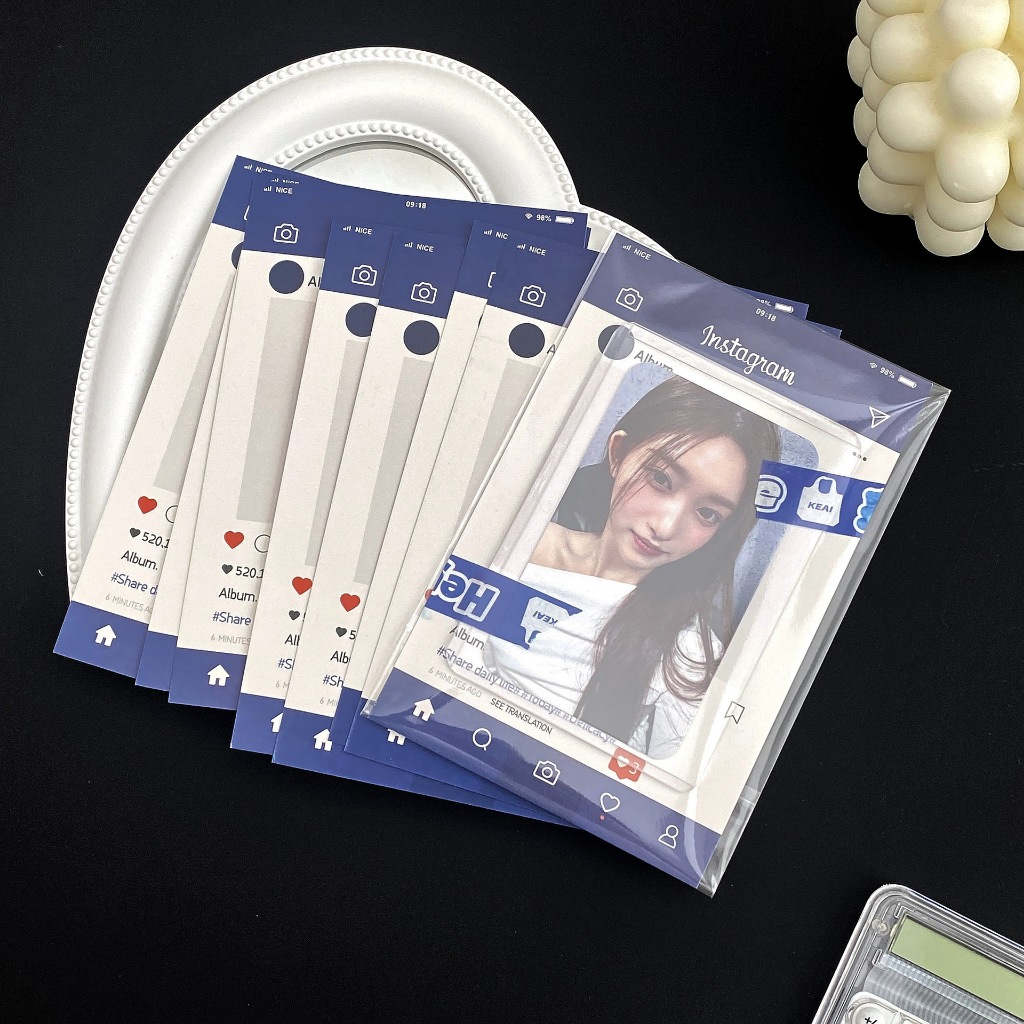 Jual [HARU] Insta Series Card | Photocard Toploader Packaging Set ...