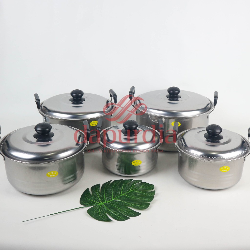 Jual Panci Set Stainless 5 in 1 + steamer | Shopee Indonesia