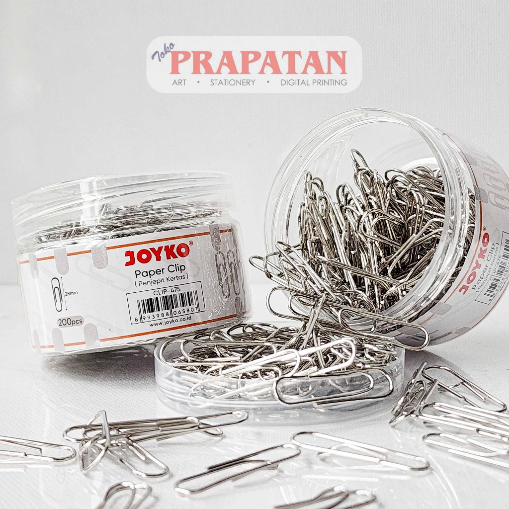 Jual Joyko Binder Paper Clip Set CLIP-475 | Set Penjepit Kertas ...