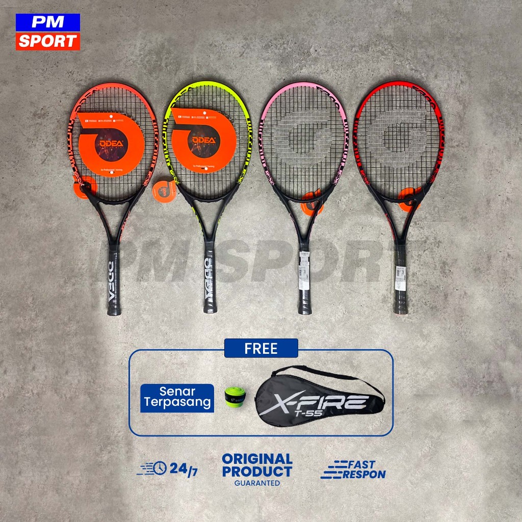 Jual RAKET TENIS ODEA XFIRE T55 X-FIRE T-55 RACKET TENNIS ORIGINAL | Shopee Indonesia