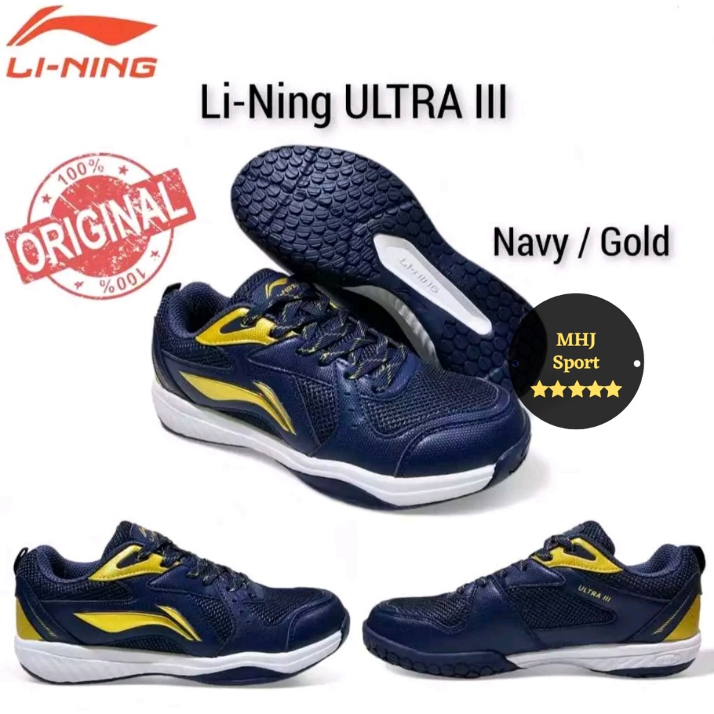 Jual LINING Ultra III / Ultra 3 Sepatu Badminton Original | Shopee ...