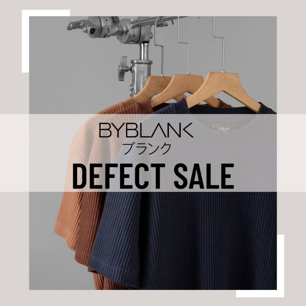 Jual DEFECT - BEPPU TSHIRT WAFFLE KNIT PREMIUM - BYBLANK APPAREL ...