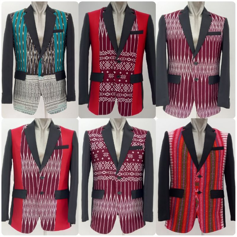 Jual Jas Batik Sadum Akola / Jas batik motif Ulos Sumatera / Jas Pria ...