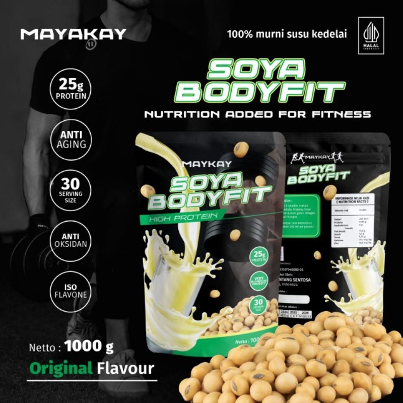 Jual 1000gr SOY PROTEIN POWDER 100℅ PURE SUSU PROTEIN WHEY ISOLATE SUSU ...