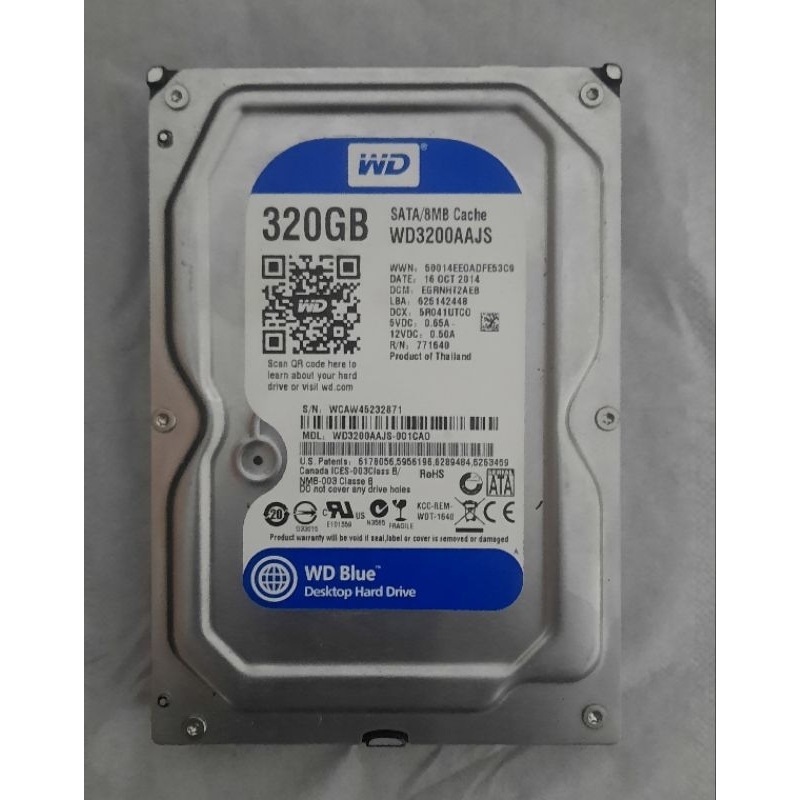 Jual hardisk 250gb - 320gb 3.5 100% normal WD blue original | Shopee Indonesia