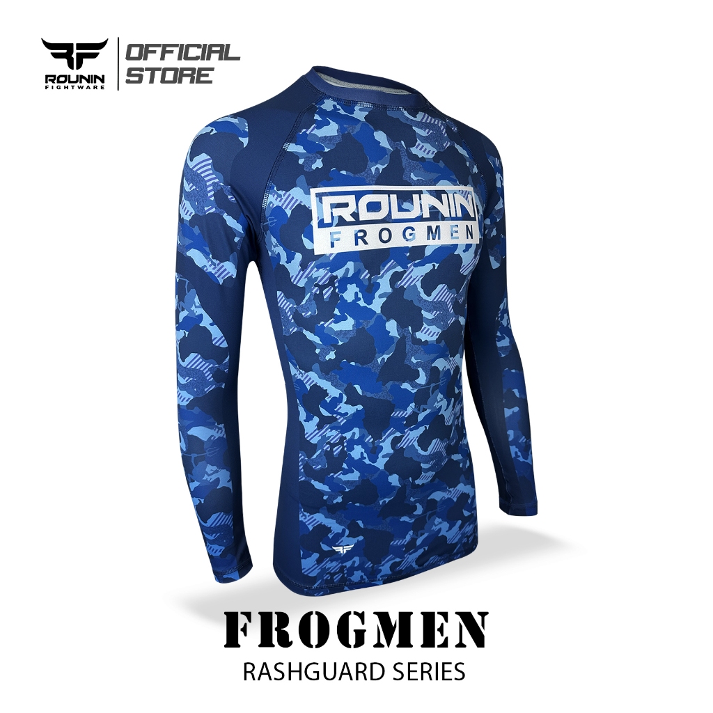 Jual Rounin Fightware Rashguard Frogmen Series Compression Shirt MMA ...