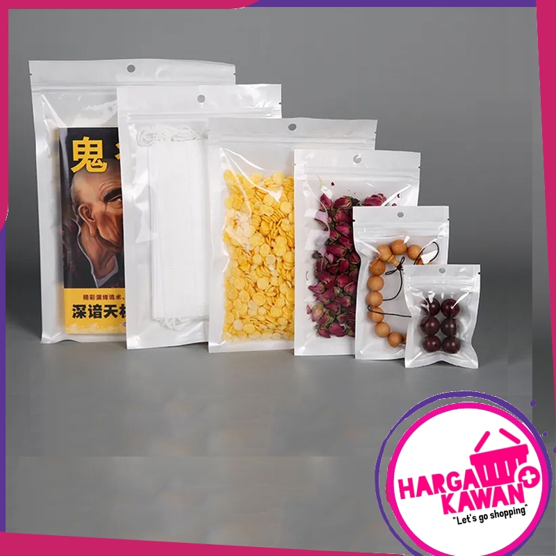 Jual Plastik Ziplock Putih Display Asesories Semua Ukuran | Shopee ...