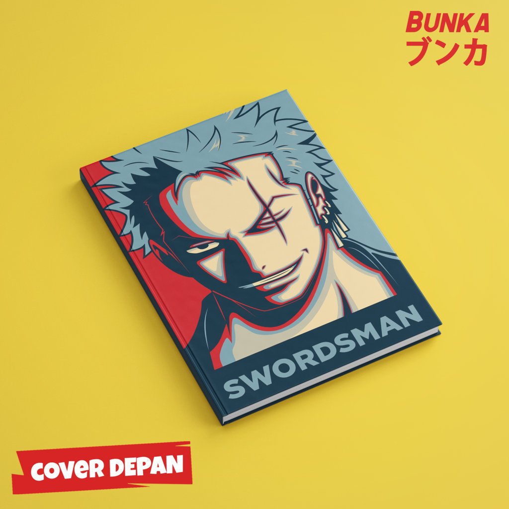 Jual Note Book Aesthetic Anime One Piece Roronoa Zoro Hope Style ...