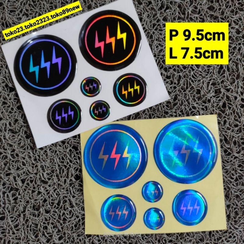 Jual stiker timbul motor logo sss bulat | Shopee Indonesia