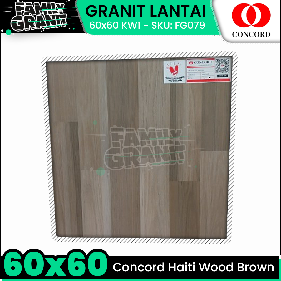 Jual Granit Motif Kayu 60x60 Concord Haiti Wood Brown Matt Teras/Garasi KW1 | Shopee Indonesia