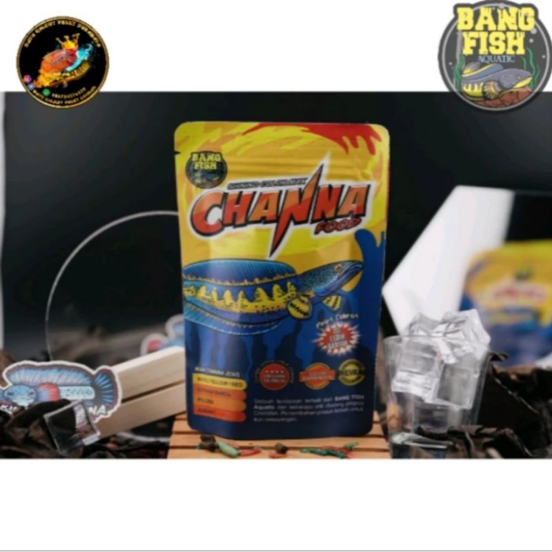 Jual BANGFISH AQUATIC CHANNA FOOD UNTUK MARU, AURANTI, PELET C0BR0T ...
