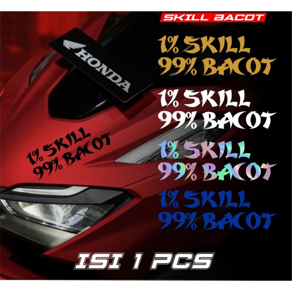 Jual Stiker Keren Variasi Motor Tulisan Keren Cutting Sticker Motor ...