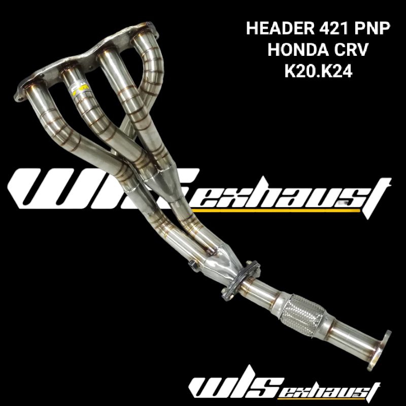 Jual HEADER HONDA CRV K20 K24 CIVIC FD2 TYPE 4.1 PNP WLS EXHAUST SYSTEM ...