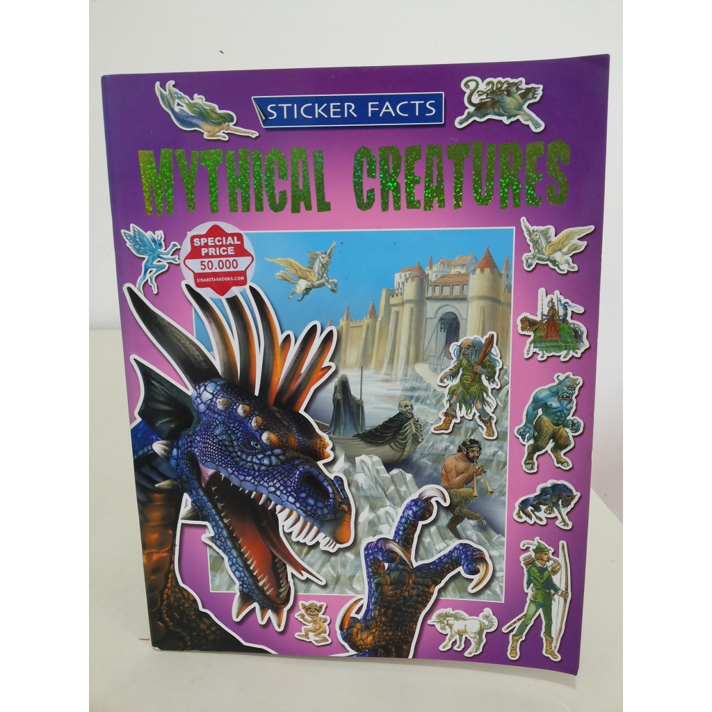 Jual Buku Sticker Facts Mythical Creatures - Natasha Reed & Angela ...