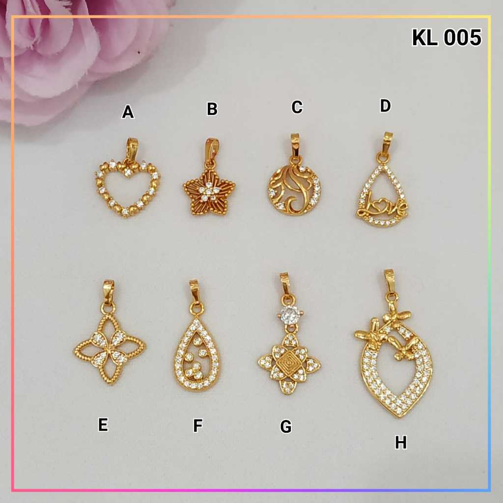 Jual Liontin xuping tanpa kalung bintang labu bunga aksesoris tambahan ...