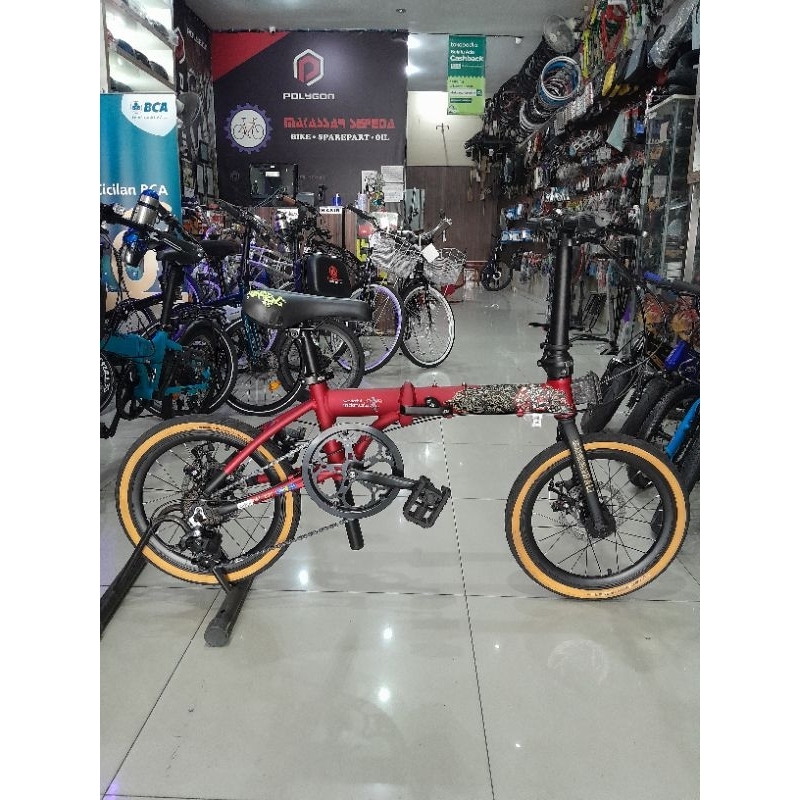 Jual SEPEDA LIPAT CAMP FOLDX XLITE EDISI BALI ALLOY 16 349 8SP ...