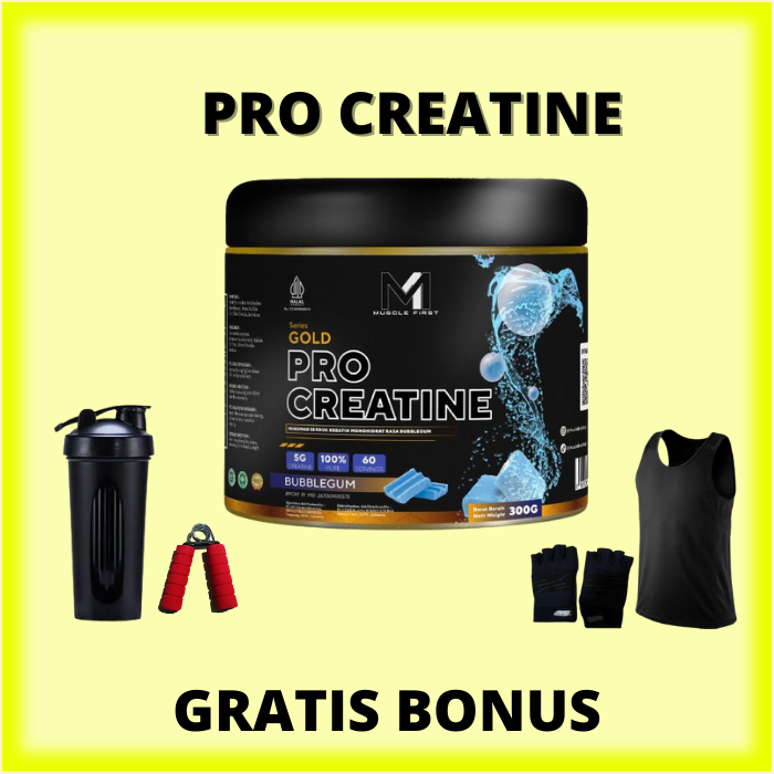 Jual M1 Muscle First Pro Gold Creatine 300 gram / MuscleFirst Creatine ...