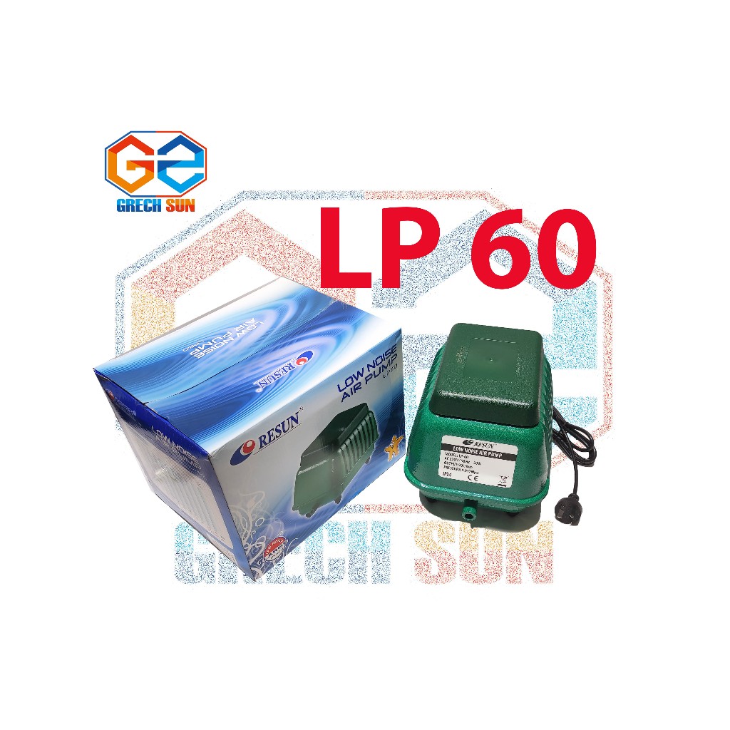 Jual AERATOR ORIGINAL RESUN LP 60 LOW NOISE AIR PUMP POMPA UDARA LP 60 ...