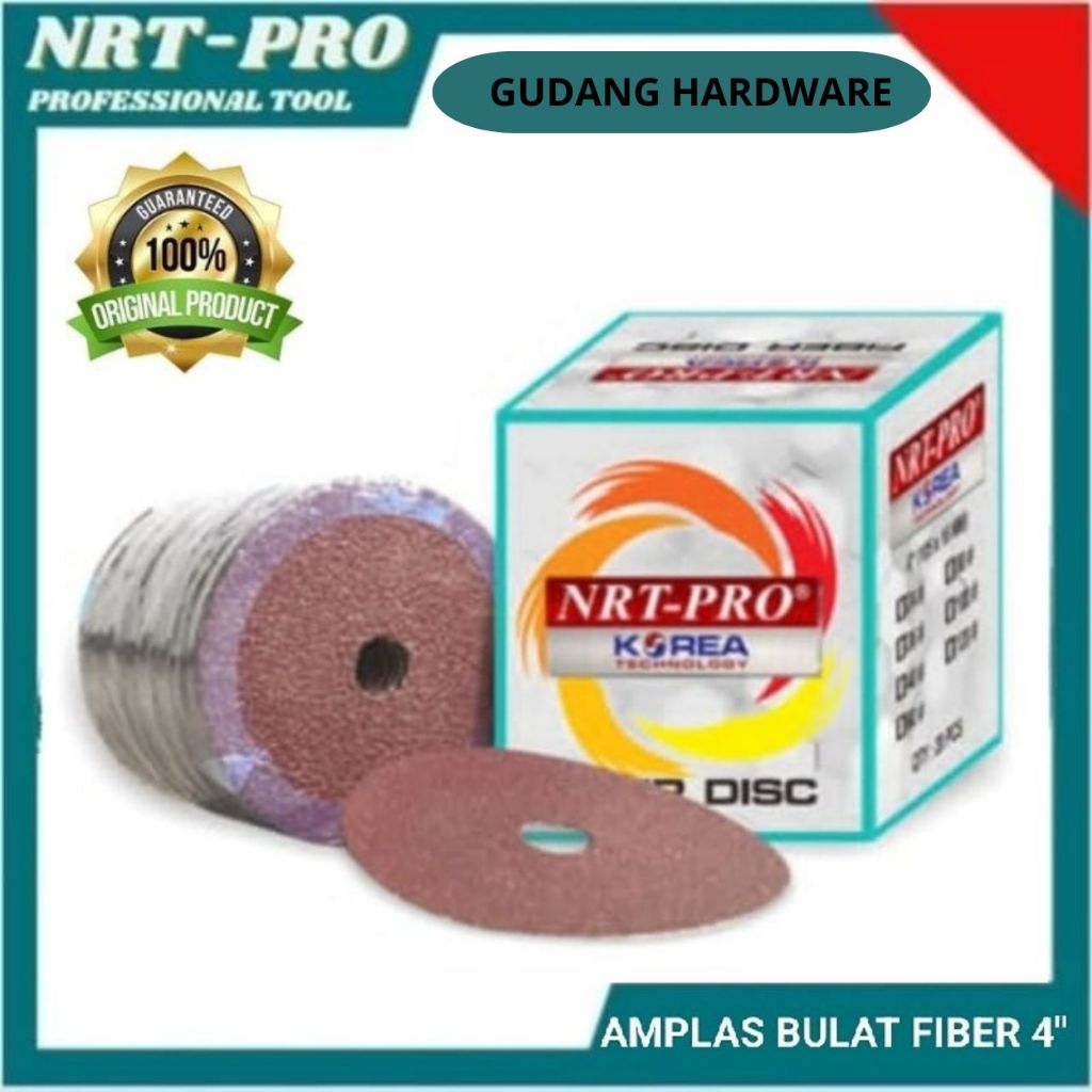 Jual NRT-PRO amplas bulat fiber 4' ( sangat tajam dan awet ) | Shopee ...