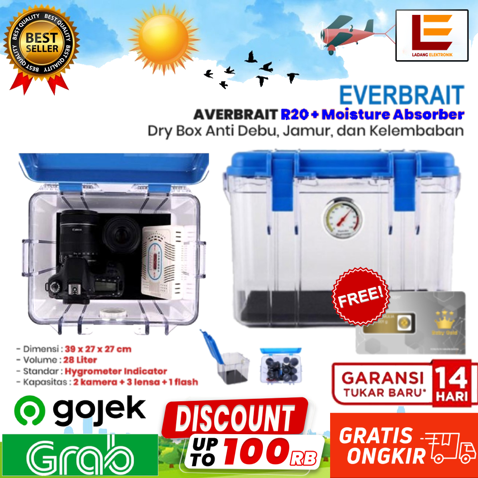 Jual Everbrait Dry Box R20 Free Moisture Absorber (Recyclable) Original ...
