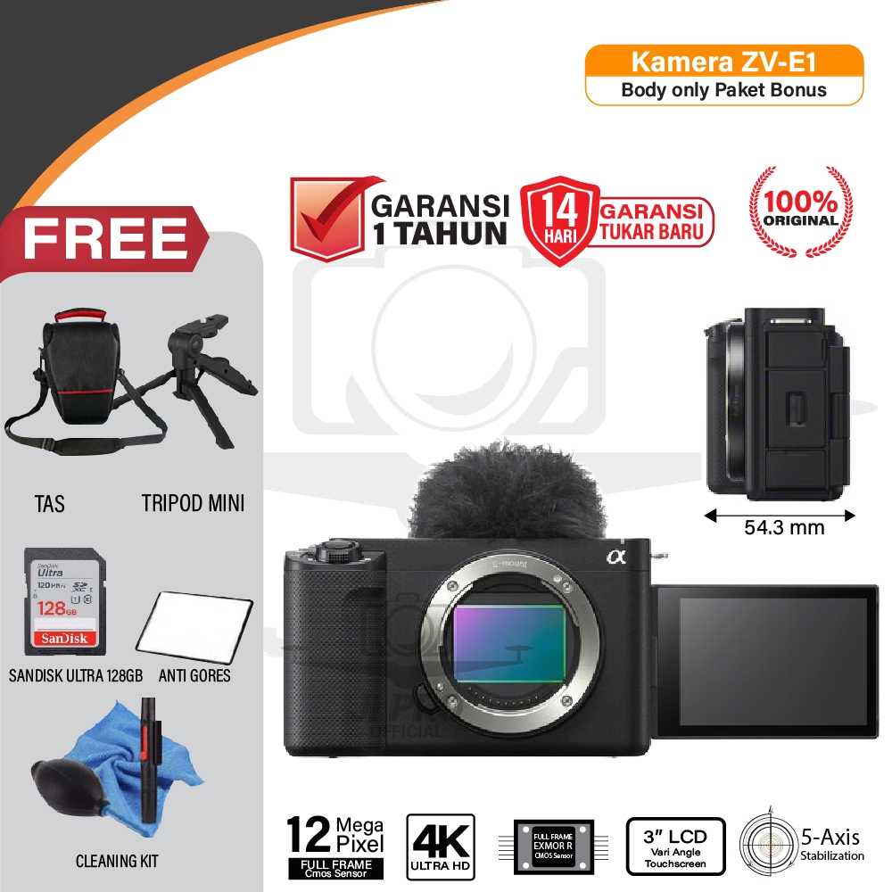 Jual Sony ZV-E1 Body Only Mirrorless Camera - ZVE1 - ZVE 1 ZV E1 ...