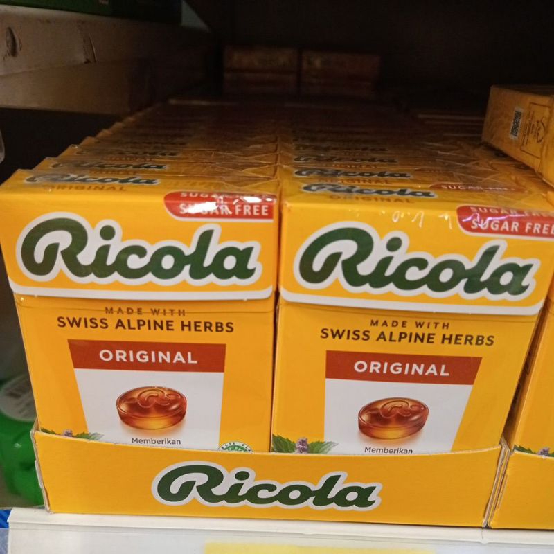 Jual Permen Ricola Original Herbs 40g | Shopee Indonesia