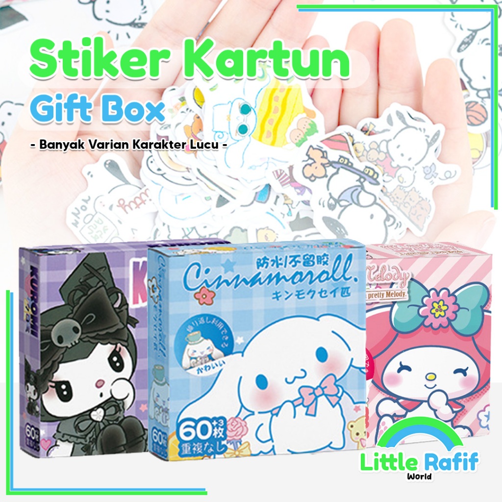 Jual Stiker Lucu Motif Kartun Korea Aesthetic Tempelan Momo Helm Motor ...