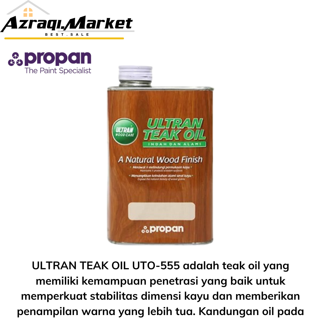 Jual PROPAN ULTRAN TEAK OIL UTO-555 Untuk Merawat dan Melindungi Kayu ...