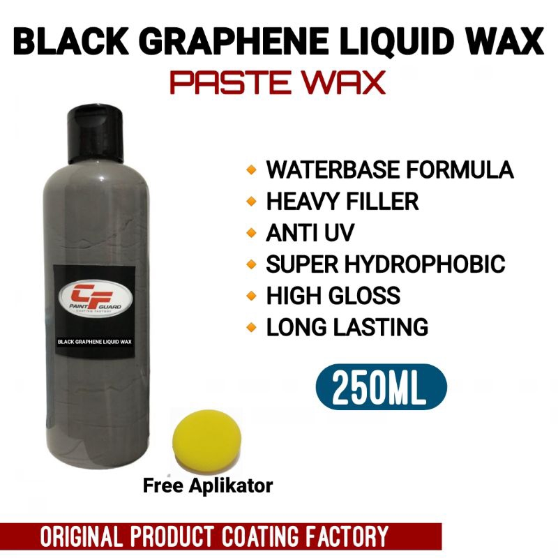 Jual Black Graphene Liquid Wax Original Coating Factory Paste Wax Paint ...