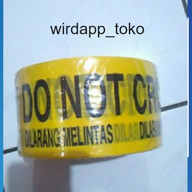 Jual Safety Line DO NOT CROSS Ukuran 3"x300m Pembatas Proyek | Shopee ...