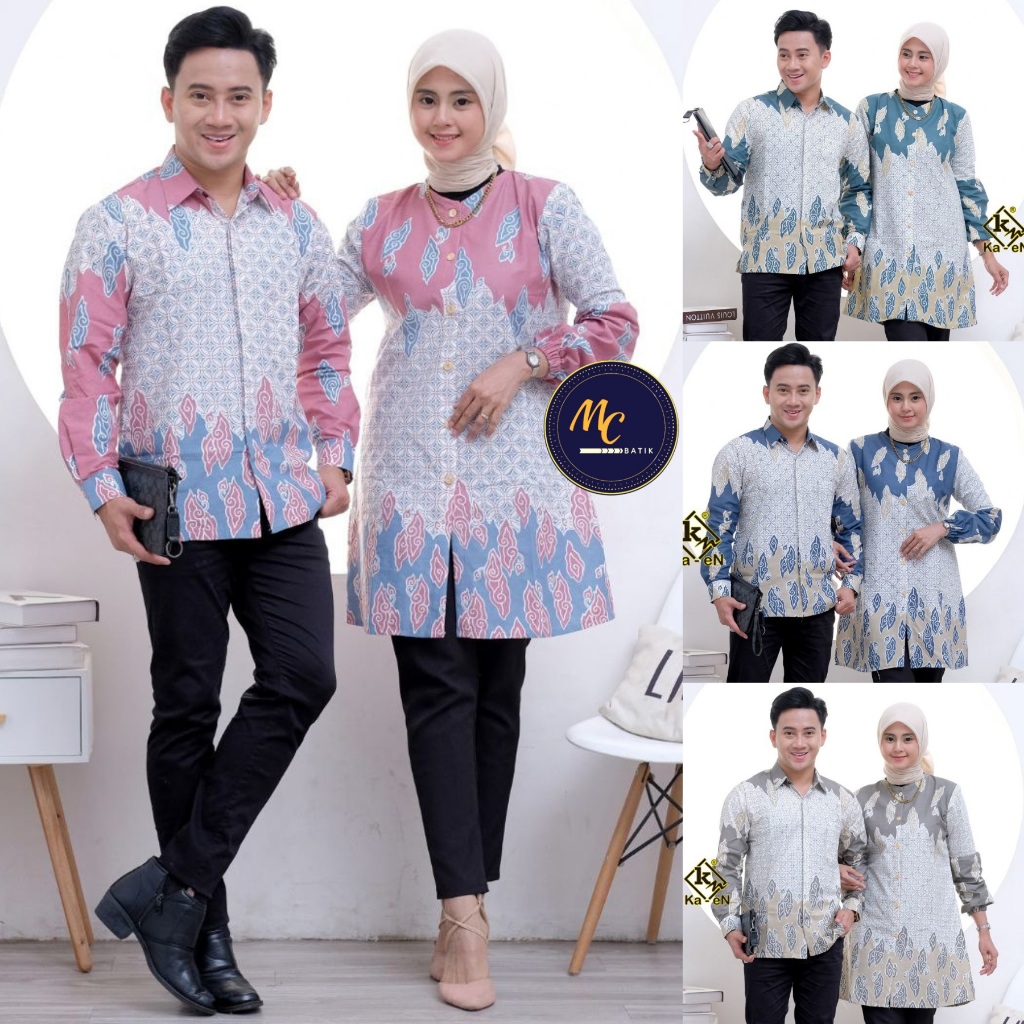Jual Batik Couple (MC Batik) - Baju Batik Couple Batik Kantor Ready ...
