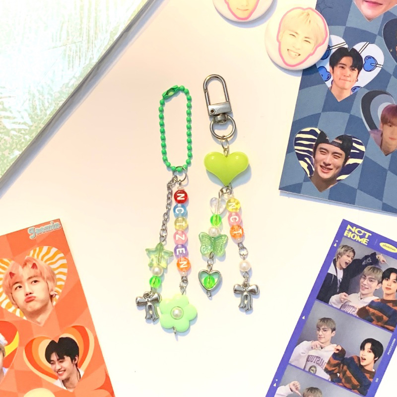 Jual NCT & NCTZEN keychain / gantungan kunci beads aesthetic fanmade ...