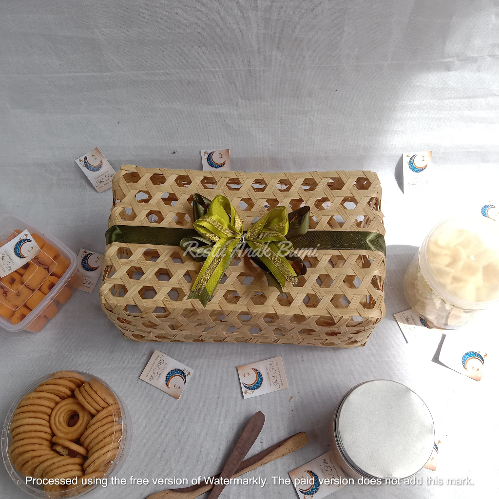 Jual (Ramadhan Series) Keranjang PP 27cm x 16cm Pita |Box Parcel ...