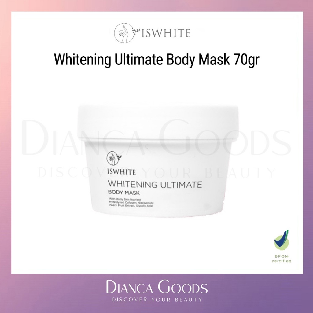 Jual ISWHITE Whitening Ultimate Body Mask 70gr - Dianca Goods BKL ...