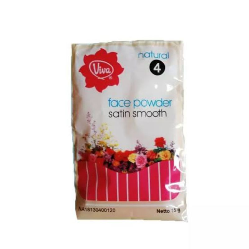 Jual VIVA FACE POWDER SATIN SMOOTH 15gr EDAK TABUR VIVA | Shopee Indonesia