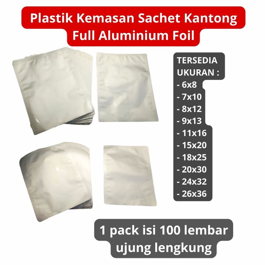 Jual PVM-009 Ukuran 24 x 32 cm Plastik Kemasan Sachet Kantong Full ...