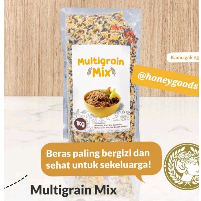 Jual Beras Sehat Multigrain Mix | Korean Favorite 1kg | Shopee Indonesia