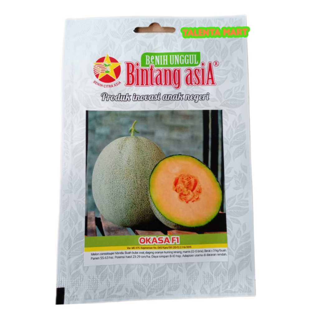 Jual BCA - BENIH MELON DAGING OREN OKASA F1 | Shopee Indonesia