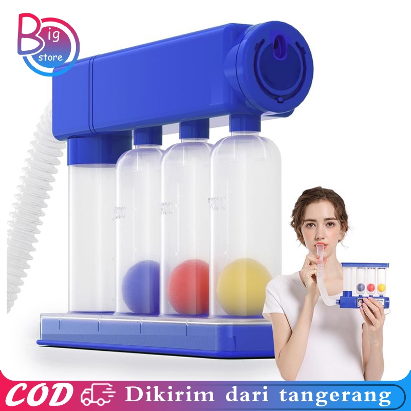 Jual 1set Respirometer Incentive Spirometry Adjustable Alat Spirometri ...