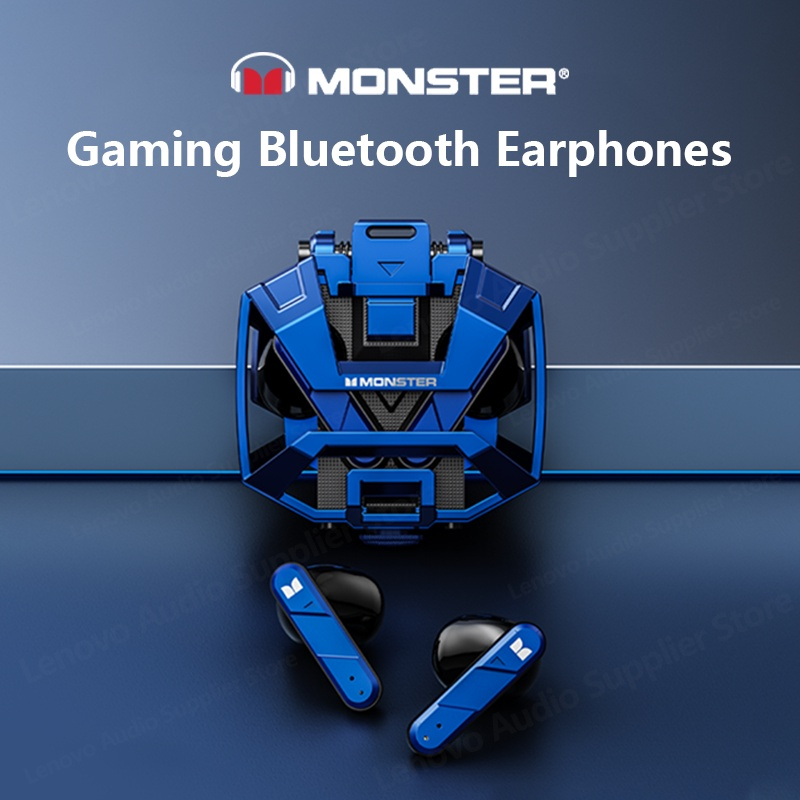 Jual Monster XKT09 TWS Earphone Bluetooth Sports Music Gaming Low ...