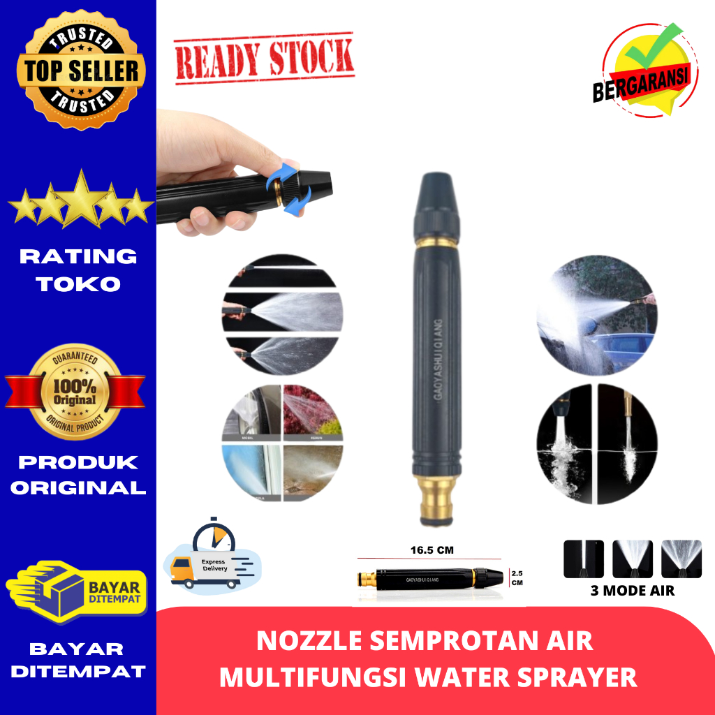 Jual Semprotan Taman Steam Cuci Motor Mobil Nozzle Jet Sprayer Kepala ...