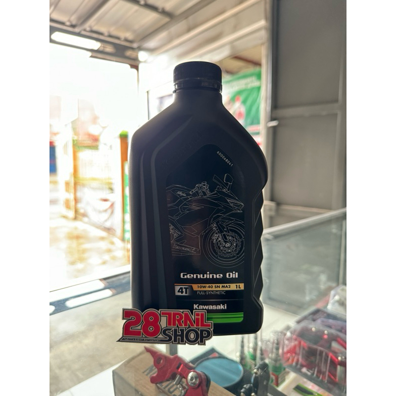 Jual OLI KAWASAKI ULTIMATE HITAM 10W-40 FULL SYNTHETIC 1L KLX DTRACKER ...