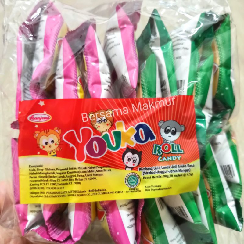 Jual Permen gulung Youka Roll candy | Shopee Indonesia
