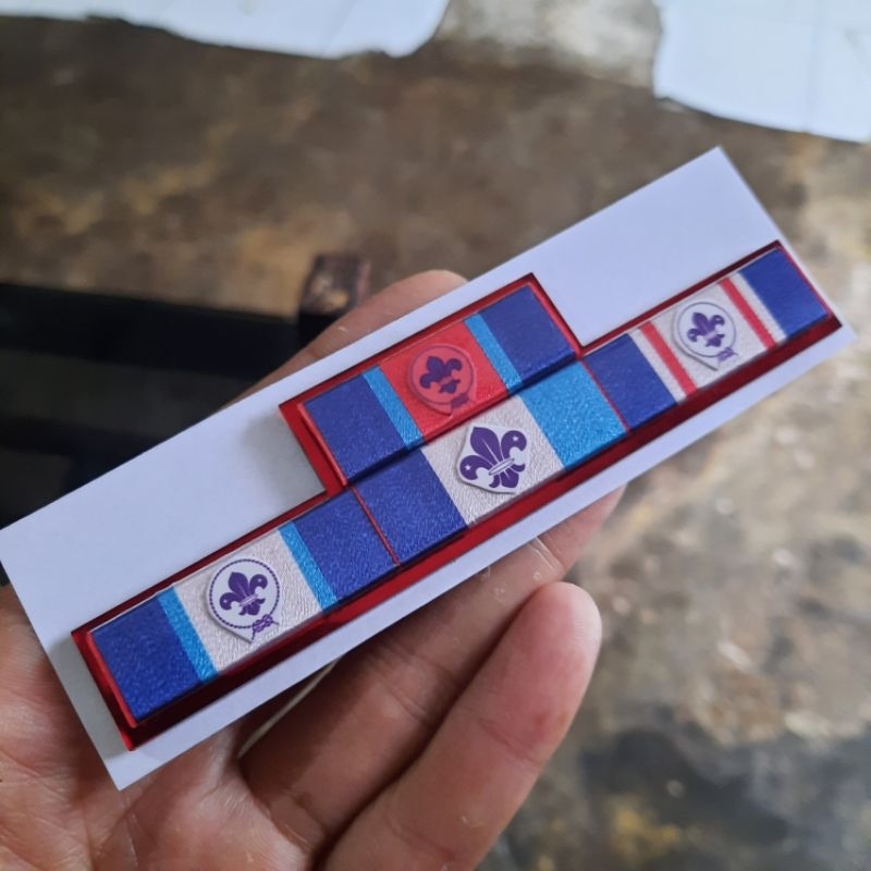 Jual Pita Harian Pramuka Custom / TPOD Tanda Jasa Penghargaan Satya ...